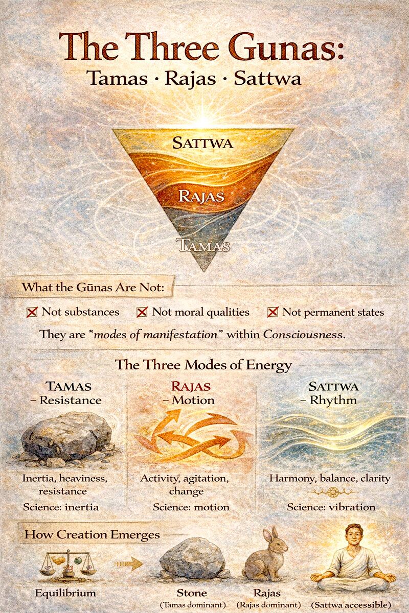 The Three Gunas: How Nature Behaves
